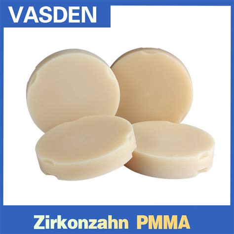 Pmma Monolayer Resin Disc 95mm Dental Material Disk Cad Cam Vasden