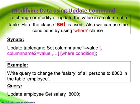 Structured Query Language Sql For Creating And Manipulating Database