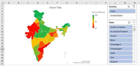 Dynamic Filled Map In Excel PK An Excel Expert