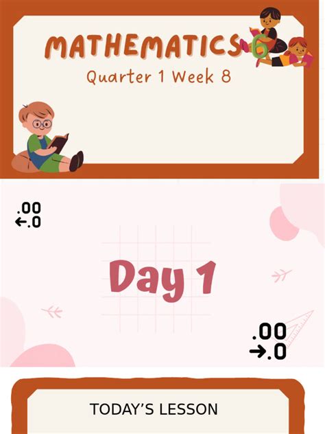 Math 6 Q1 Week8 Pdf Odds Decimal