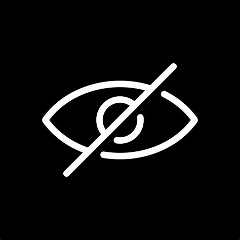 Sensitive Content Icon In Trendy Style Social Media Post Hide Concept