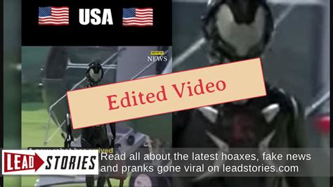 Fact Check Video Does NOT Show New Robot Hired To Serve And Protect U
