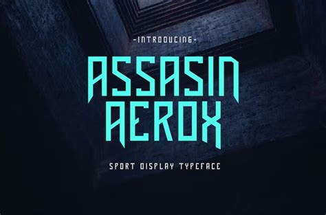 Assasin Aerox Font Freedafonts