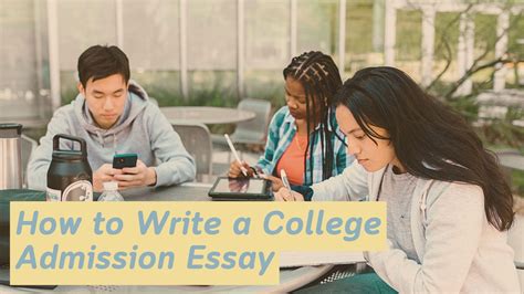 How To Write A College Admission Essay A Quick Guide