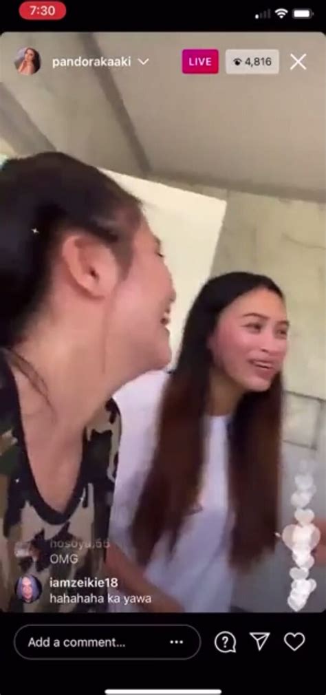 Filipina Woman Moons On Ig Live