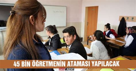 bin öğretmenin ataması yapılacak