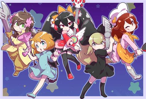 Ashley Claudia Cocomin Vanessa And Anna Warioware And More Drawn By Tokkyuu Mikan Danbooru