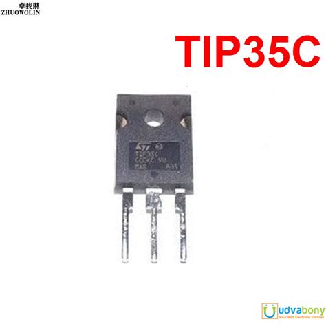 TIP35C NPN Power Transistor Udvabony Com Electronics Sensors Robotics Online Shop
