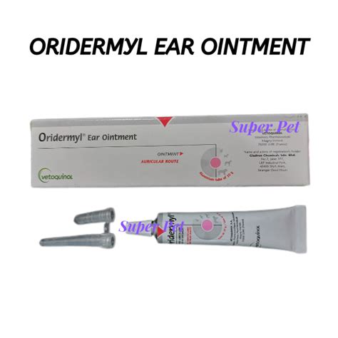 Oridermyl Ear Ointment 10g Lazada