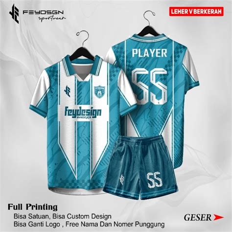 Jual Jersey Futsal Vintage Full Printing Bebas Custom Design BISA