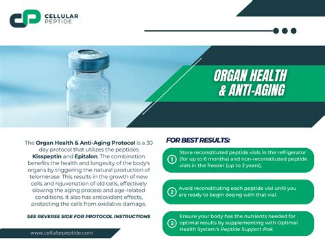 Organ Health And Anti Aging Protocol Package Cellularpeptide Organ Health And Anti Aging Protocol Package Cellularpeptide