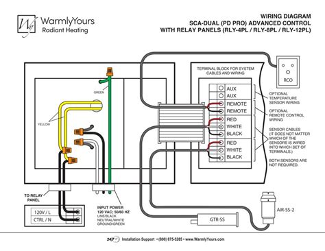 SCA DUAL PD PRO RELAY WD A SCA DUAL Controller With Relay Wiring Diagram