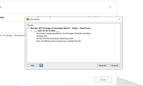 Cloud Simulation Job Schedule Error Autodesk Community