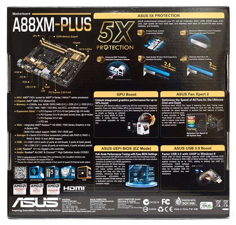 Обзор и тестирование компактной материнской платы ASUS A88XM-Plus для ...