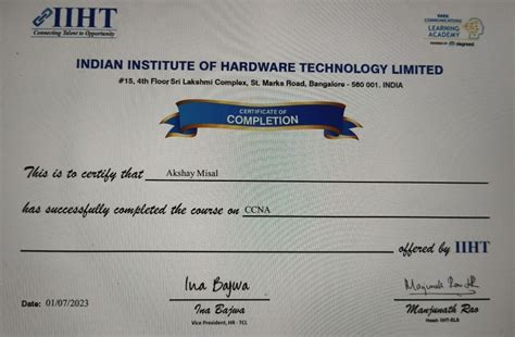 Akshay Misal On Linkedin Ccna Tatacommunications Certification