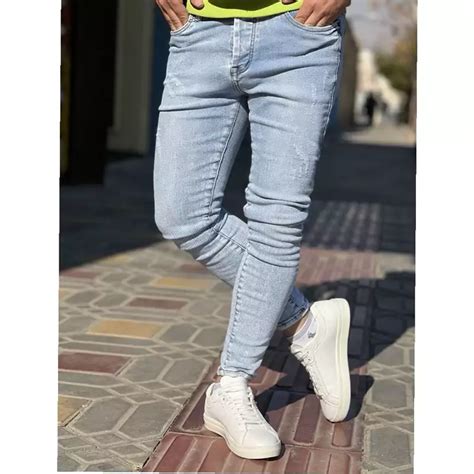 خرید و قیمت شلوار جین ابی یخی مردانه از غرفه گالری احسان