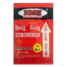 Bbsm Bang Bang Strong Man Packs Online Vitamins Natural Medication Available At Feel Healthy
