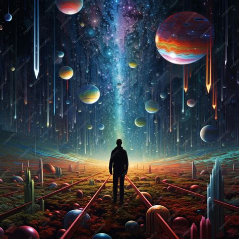 Premium Ai Image A Meditation On The Existence Of Parallel Universes