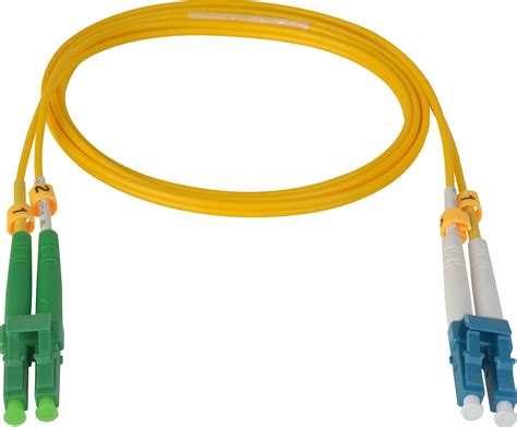 Camplex APC LC To UPC LC Premium Bend Tolerant Single Mode Duplex Fiber