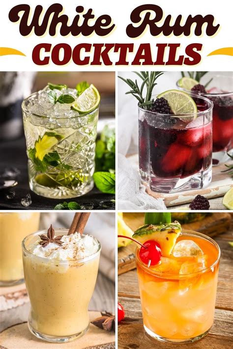 17 Refreshing White Rum Cocktails For Summer Recipe White Rum Rum Drinks Easy Rum