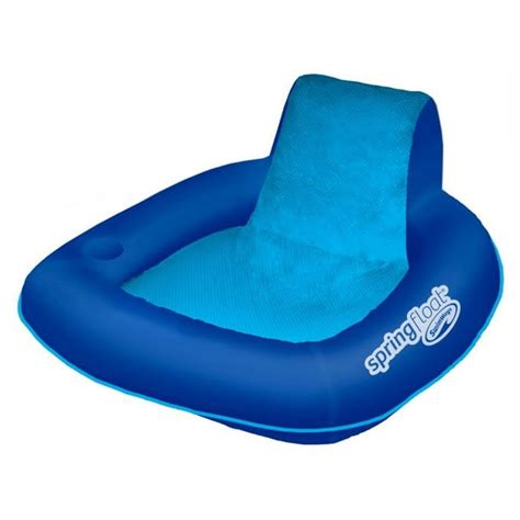 Swimways Spring Float Sunseat Floating Inflatable Swimming Pool Lounge Chair