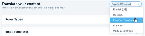 Wix Hotels By Hotelrunner Managing Your Site Languages Help Center
