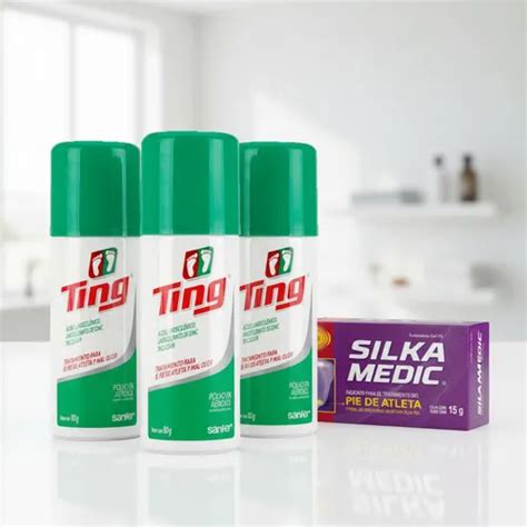 Kit Antimicótico Talco Aerosol 80g Gel Antimicótico Pie De Atleta