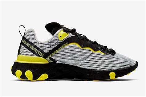 The Nike React Element 55 Gets Dynamic In Yellow Sneaker Freaker