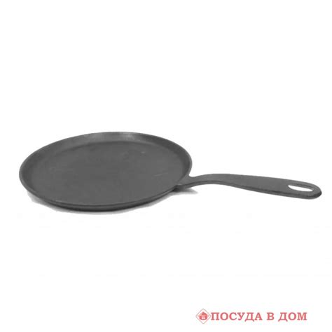 Сковорода блинная чугунная с литой ручкой Manoli С20-05 20*1,5см купить ...