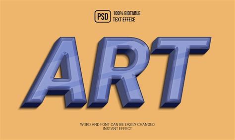 Premium Psd Art Text Style Effect