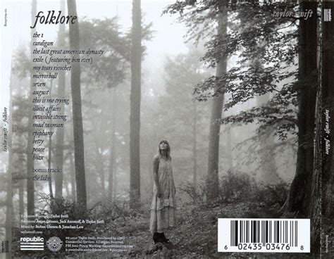 Taylor Swift Folklore Deluxe Edition Clandestine Meetings Cd