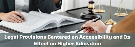 Legal Provisions Centered On Accessibility And Their Impact On