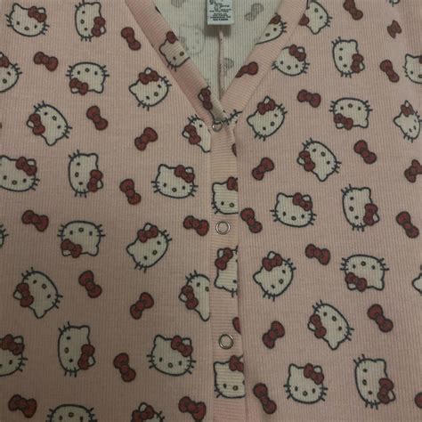 Hello Kitty Romper Fits M And L Depop