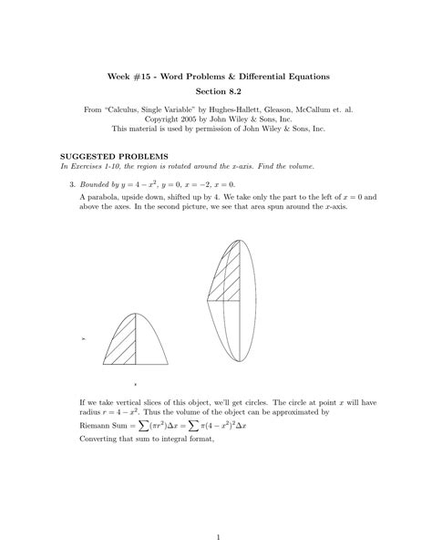 Differential Equations Word Problems At Lucas Kemble Blog