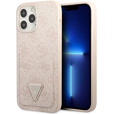 Etui GUESS do iPhone Pro G Triangle Logo Cardslot różowe sklep XGSM pl