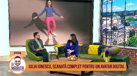Iulia Ionescu Scanată Complet Pentru Un Avatar Digital Scene Si