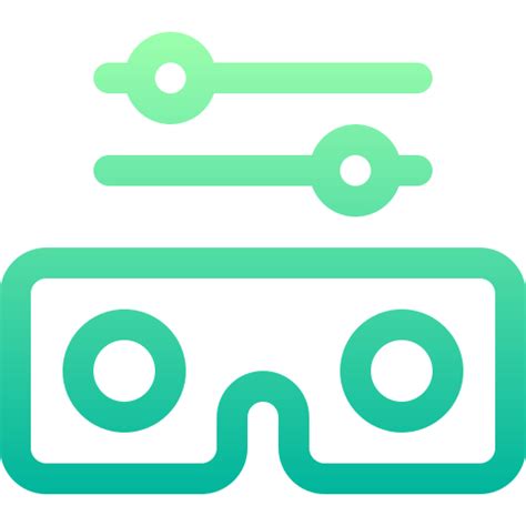 Vr Glasses Basic Gradient Lineal Color Icon Vr Glasses Basic Gradient Lineal Color Icon