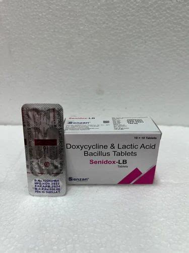 Doxycycline 100mg And Lactic Acid At 100 Stripe In Surat ID 2850835369162