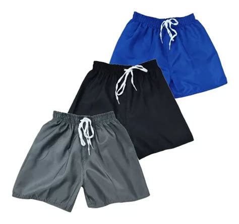 Kit Bermudas Infantil Menino Masculino Verão Moda Praia