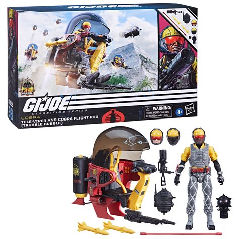 Gi Joe Classified Series Python Patrol Tele Viper And Cobra Flight Pod