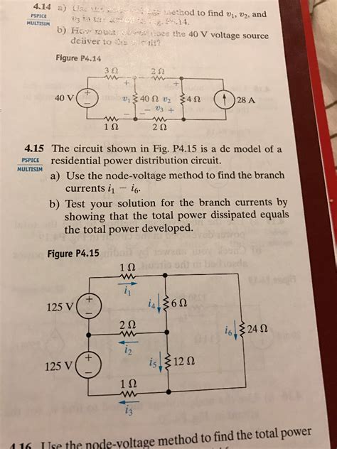 Solved The Circuit Shown In Fig P415 Is A Dc Model Of A