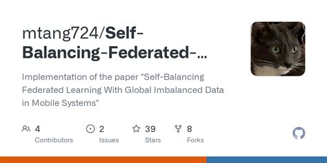 GitHub Mtang Self Balancing Federated Learning Implementation Of The Paper Self Balancing