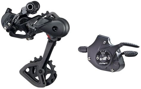Trp Tr12 Rear Derailleur And Shift Lever Set All Black