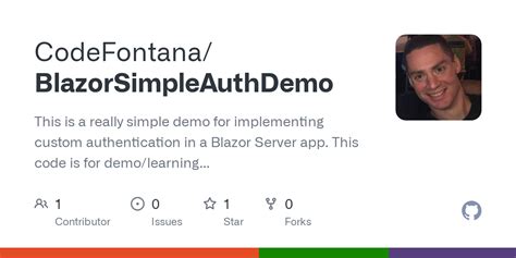 github codefontana blazorsimpleauthdemo this is a really simple demo