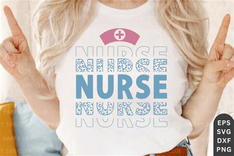 Nurse SVG PNG Sublimation Design Afbeelding Door Happy Svg Club