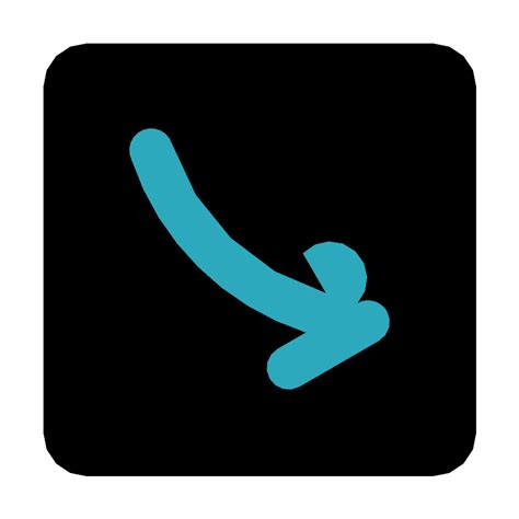 Curve Arrow Right Square Vector SVG Icon SVG Repo
