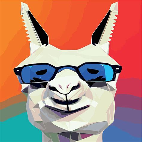 Llama With Glasses