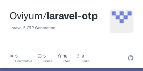Github Oviyumlaravel Otp Laravel 5 Otp Generation
