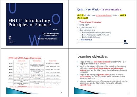 Week 3 Lecture Notes Week 3 Powerpoint Slides WWeek K 3 3 Time E