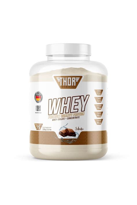 Thor Nutrition 23 Kg Whey Protein 75 Servis Çikolata Aromalı 5 Hediye
